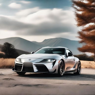 Sleek and Sporty: Toyota Supra MK4 - High-resolution Image