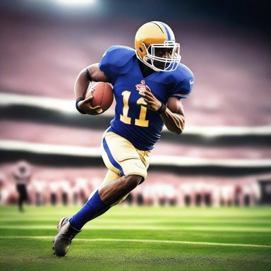 Create Action Shots of Football and Soccer Players in Stadiums | Idyllic AI