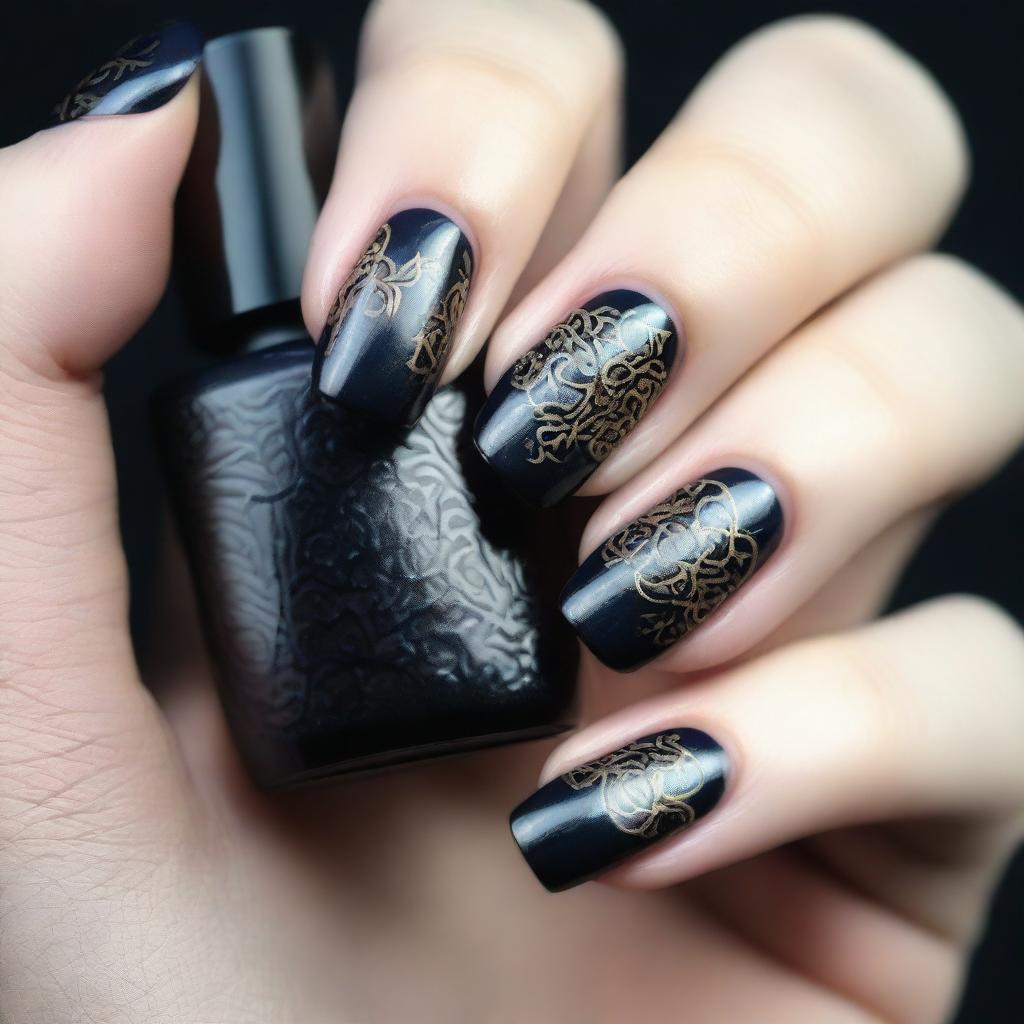 Hozier-Inspired Nail Art: Moody Vibes