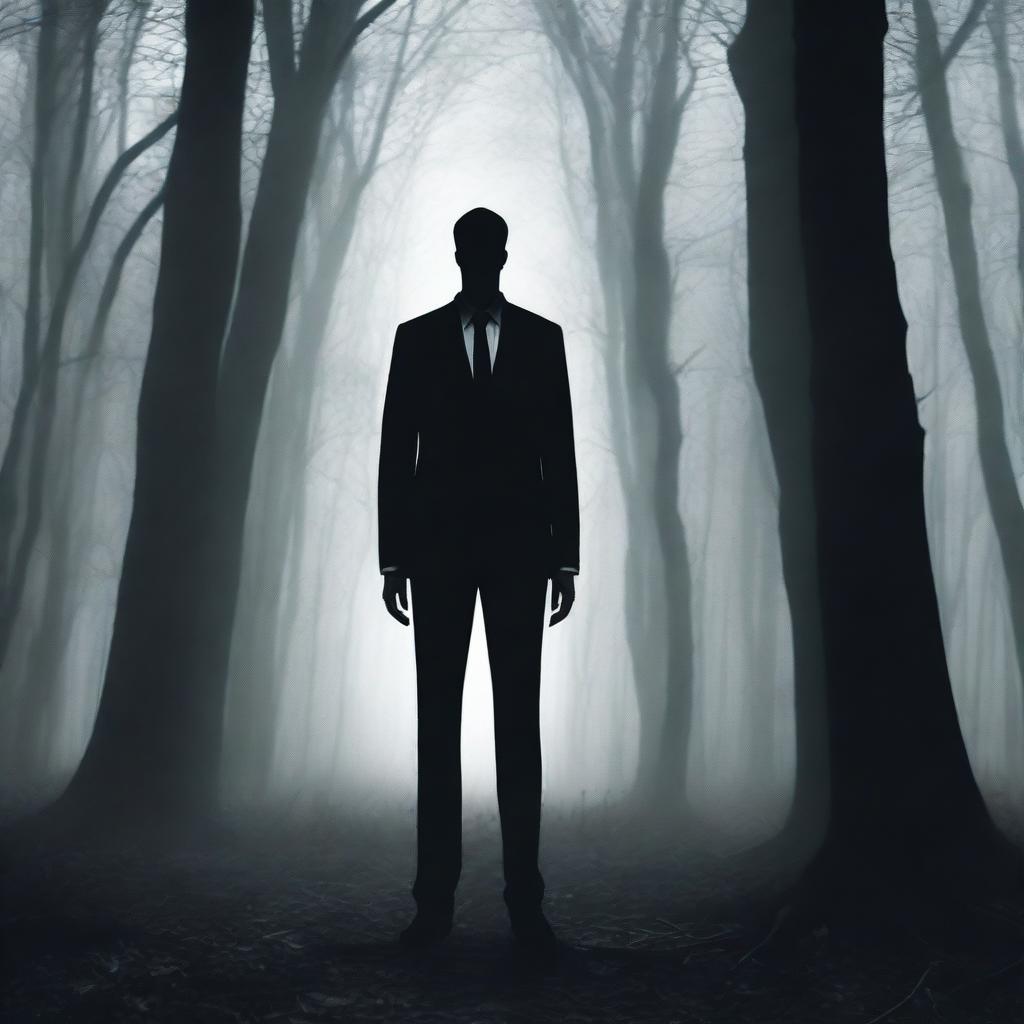 Slender Man Lurking in the Shadows