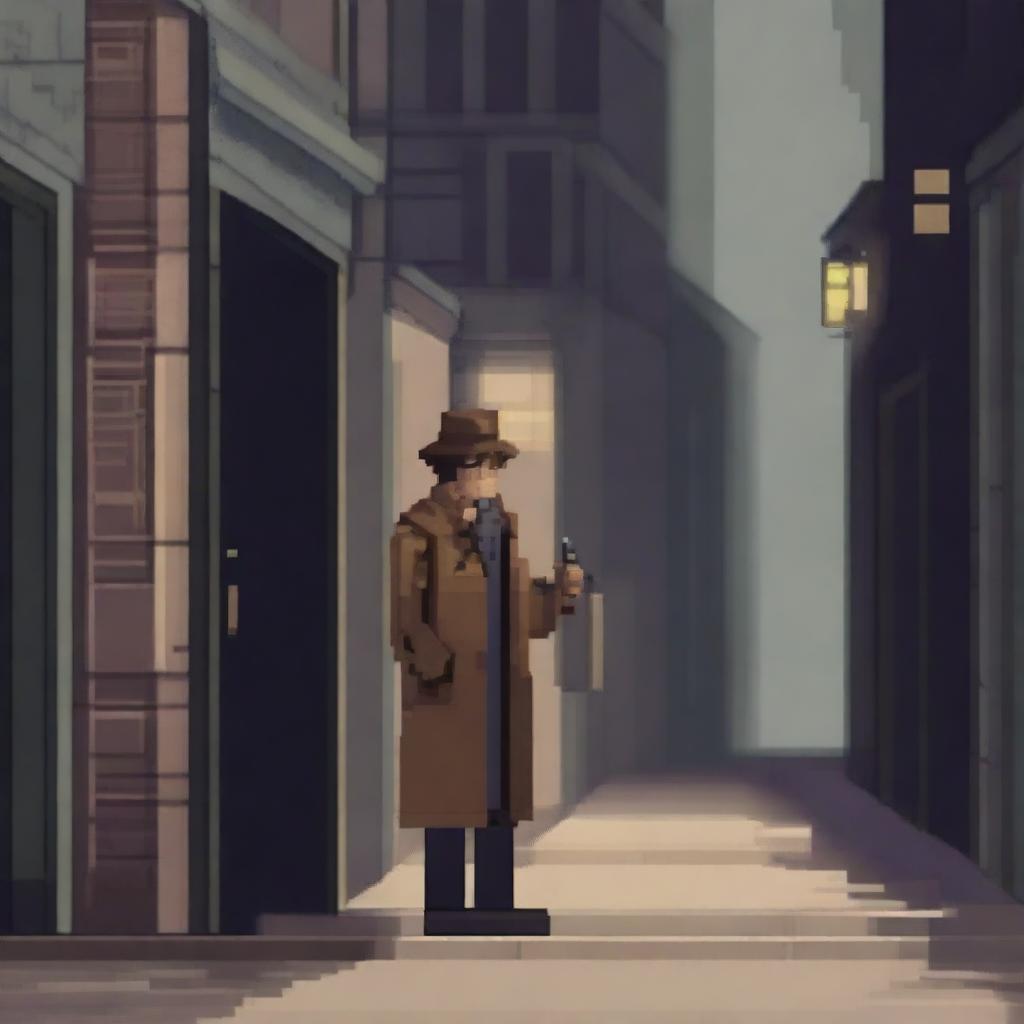 Immersive Pixel Art Mystery: Unravel the Whodunit