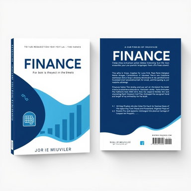 Modern Finance Book Cover Design with Sleek Typography and Professional ...
