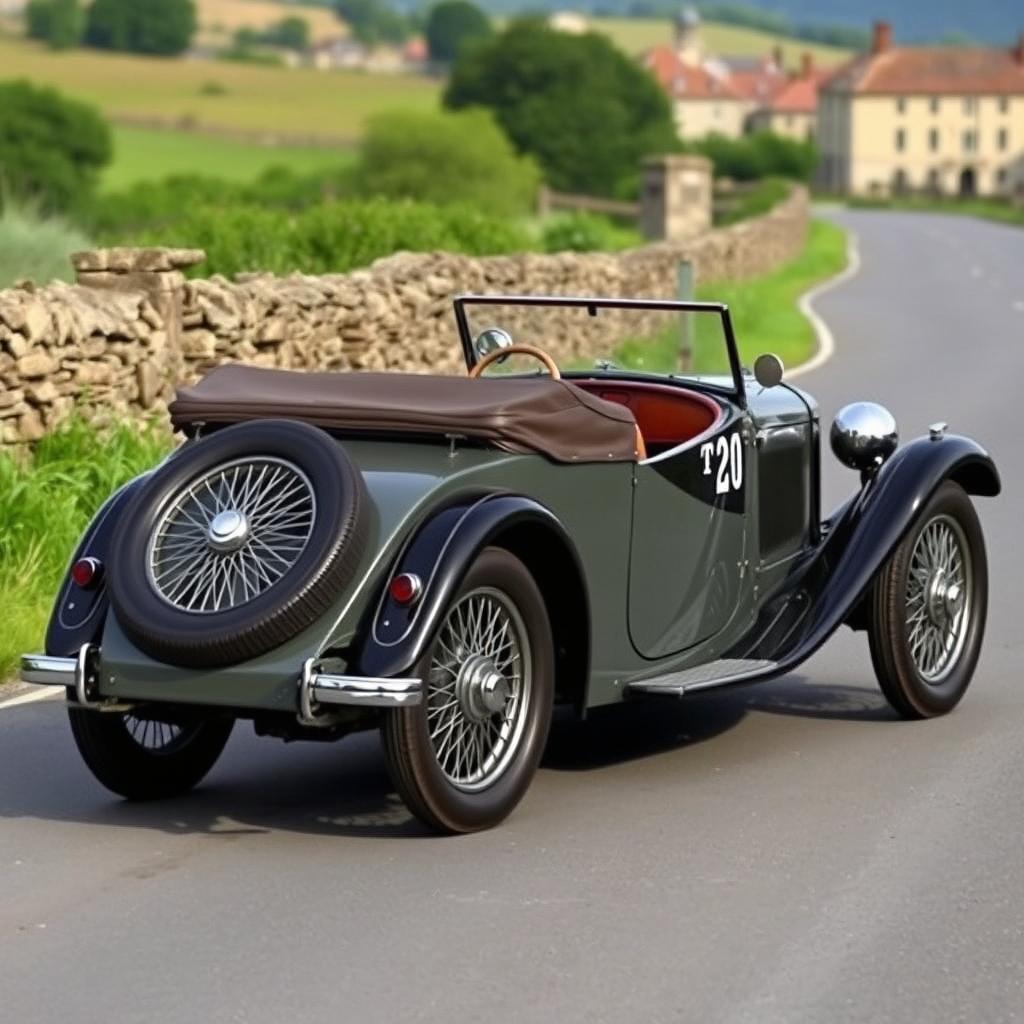 1930s Alvis Speed 20 Open Sports Car: Timeless Elegance