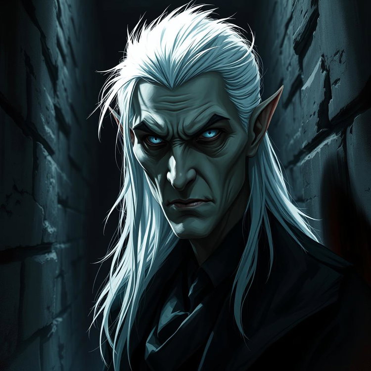 Albino Drow Oscuro Minathra Alendar, Drow Light Cleric