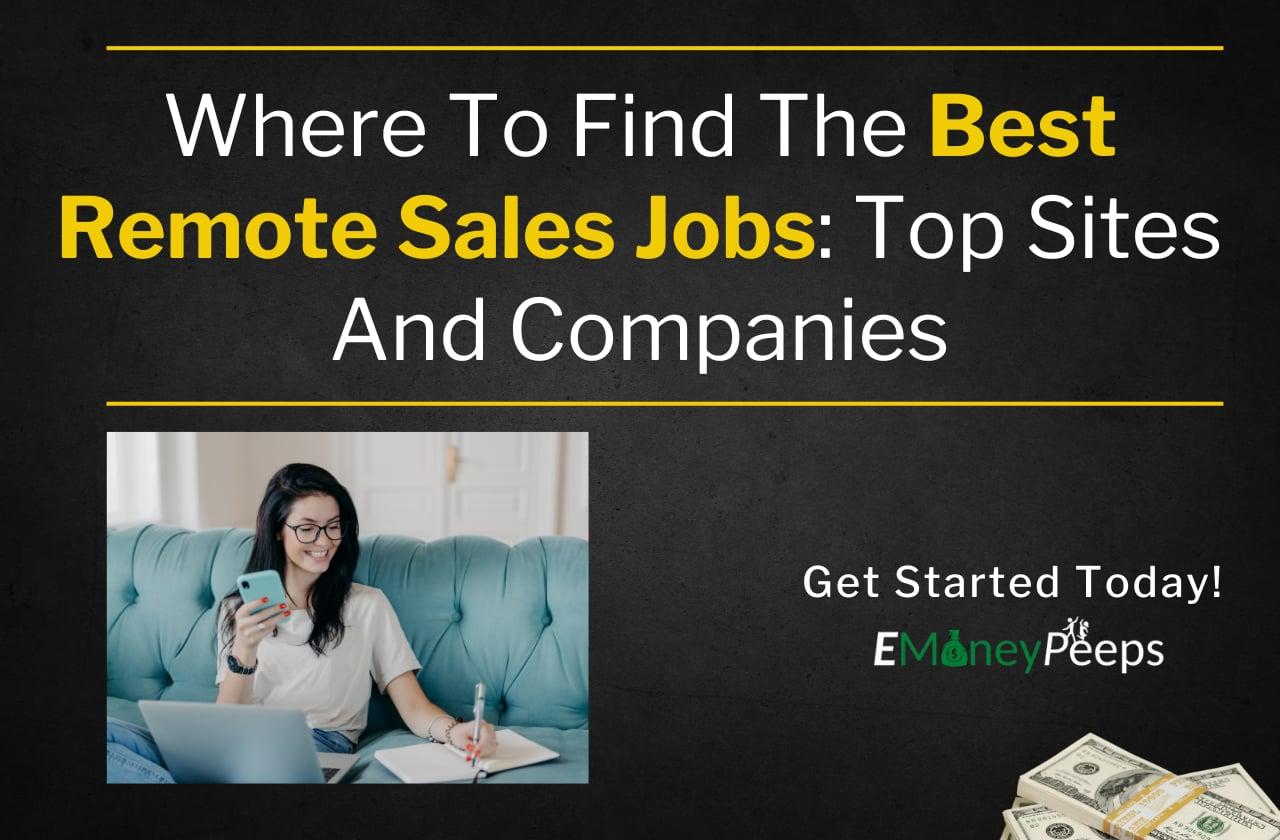 Find Your Perfect Remote Sales Job Platform!