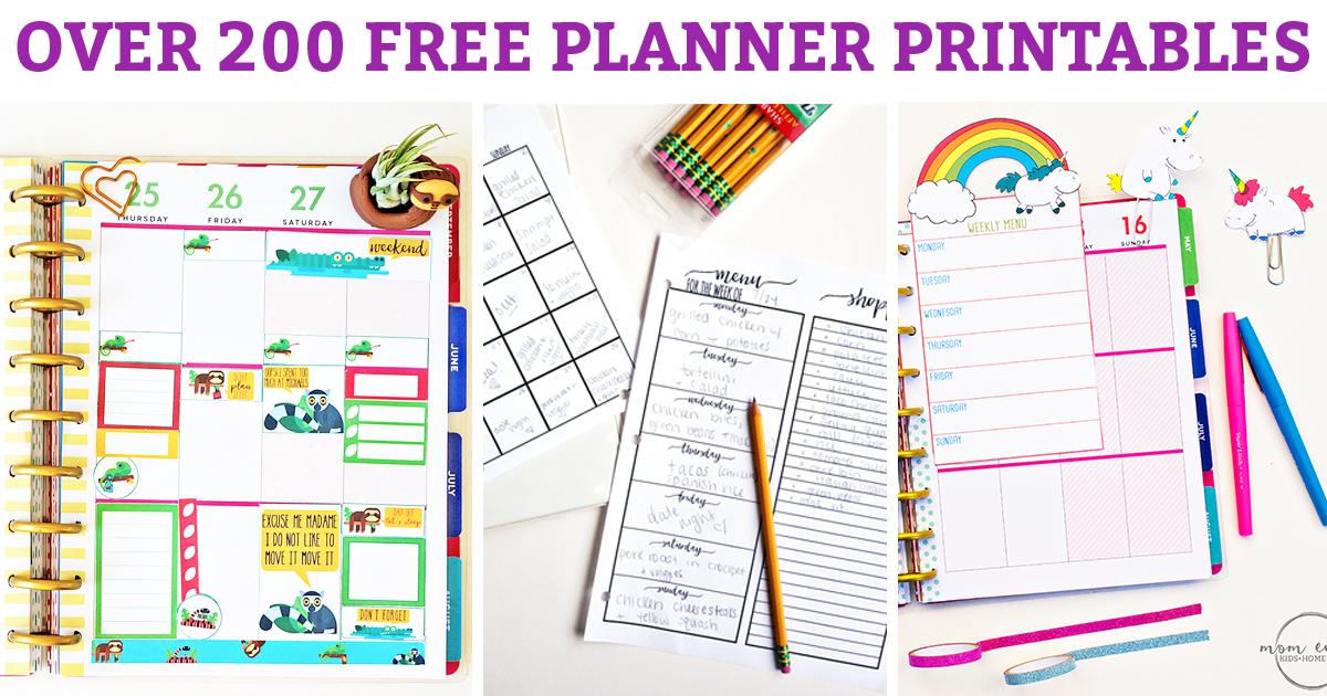 Find Your Perfect Planner Printable!