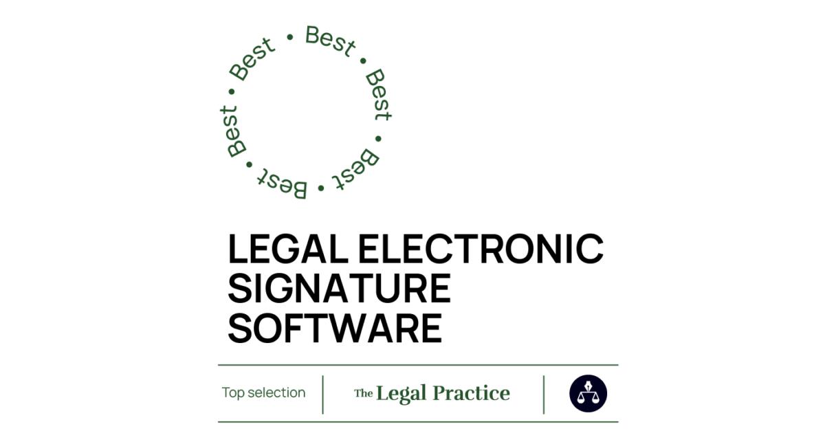 Find Your Perfect Legal Electronic Signature Software