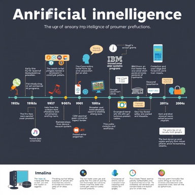Exploring the Evolution of AI: A Visual Timeline of Consumer Products