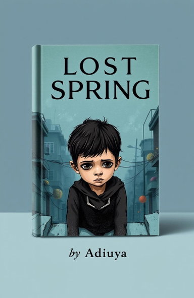 Thought-Provoking Book Cover Design for 'Lost Spring' on Child Labor
