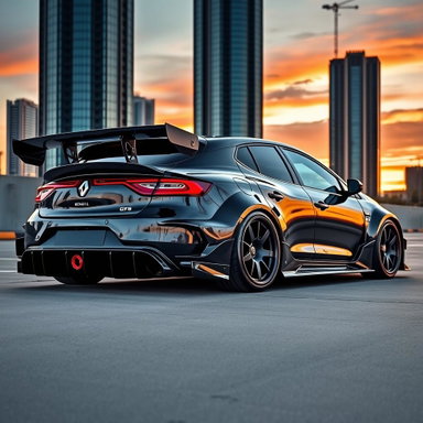 Aggressive Renault Megane with Wide Body Kit | Stunning Modifications
