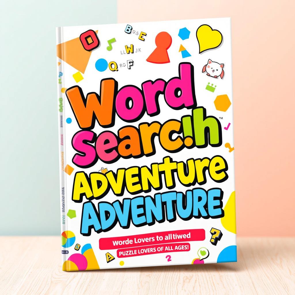 Unlock Fun with This Colorful Word Search Book Cover