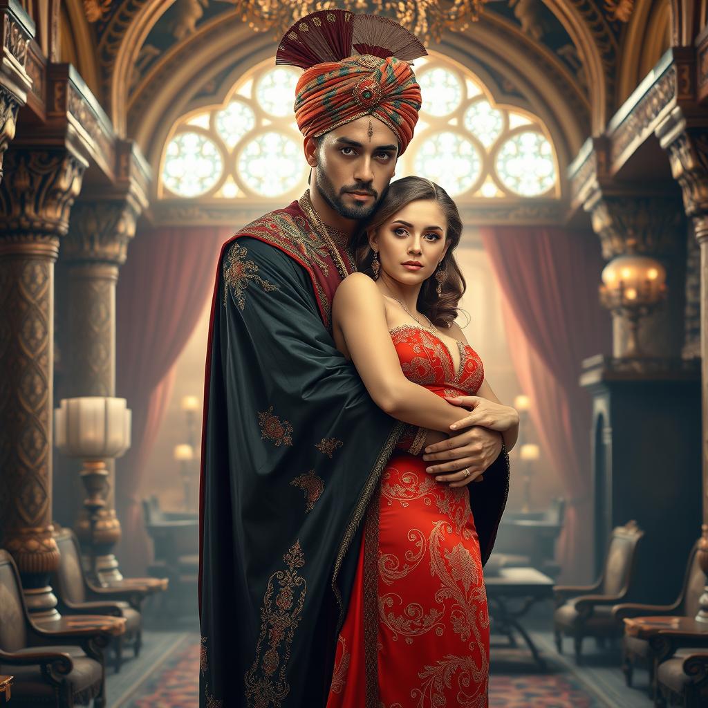 Enchanting Encounter: Scarlet-Eyed Odalisque