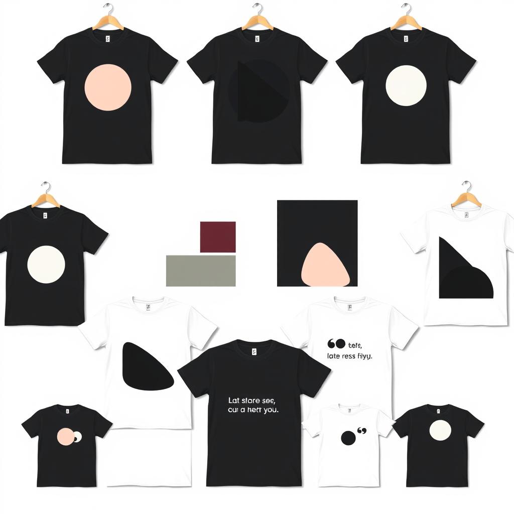 Geometric Minimalism: Tee Collection