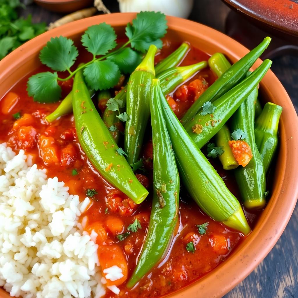 Savor the Flavor: Vibrant Okra Stew