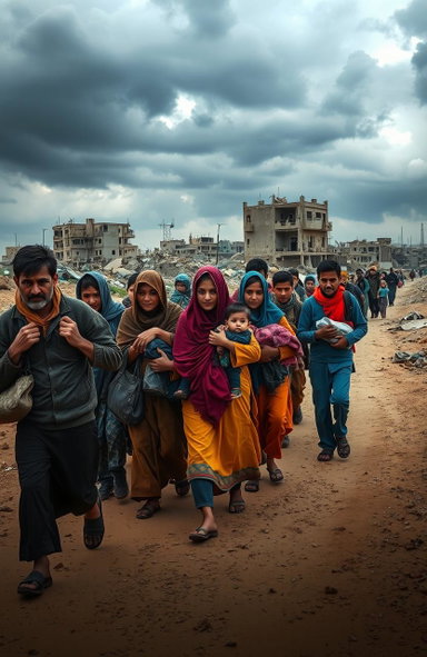 Journey of Resilience: Refugees' Escape from Syria