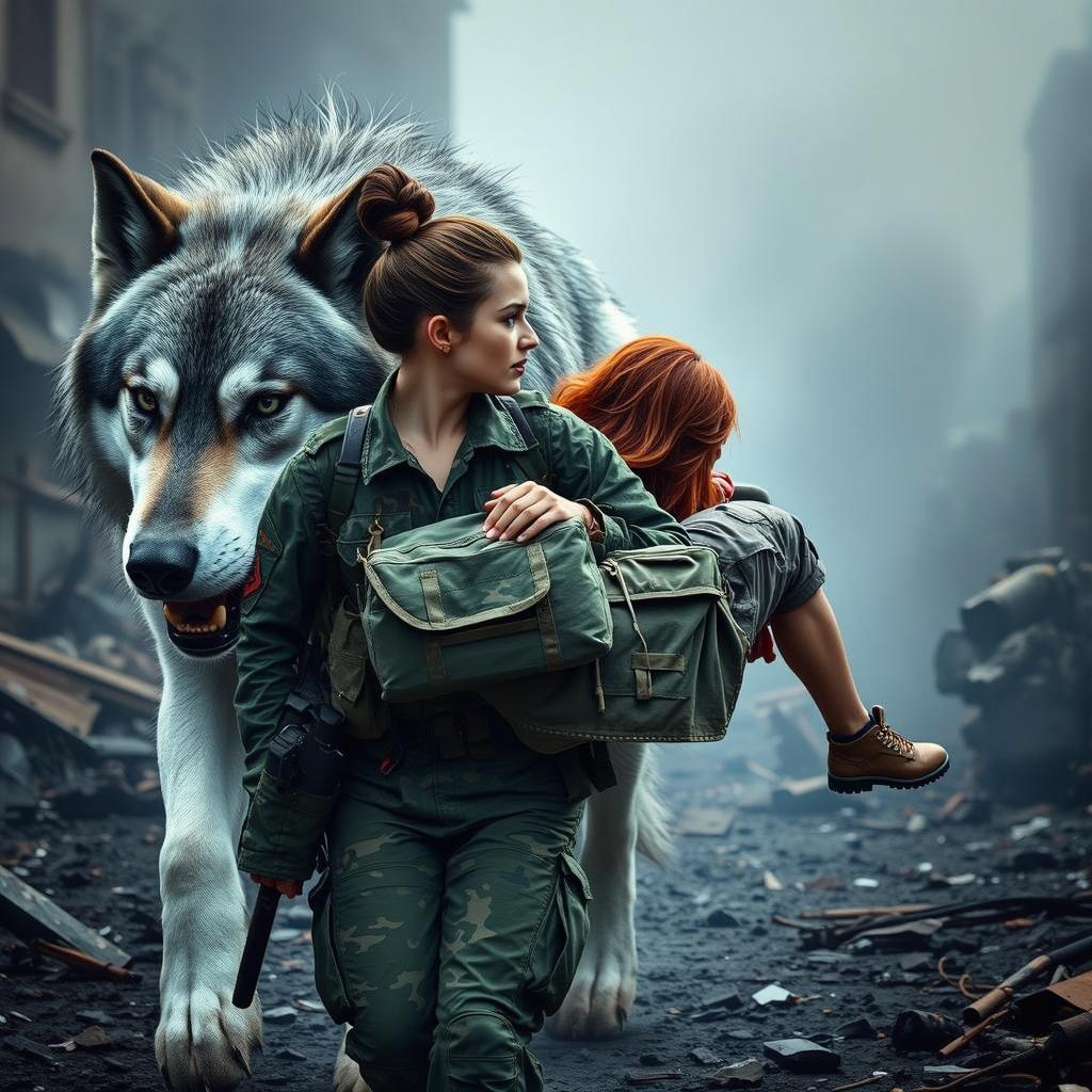 Majestic Wolf & Brave Medic: A Unique Bond