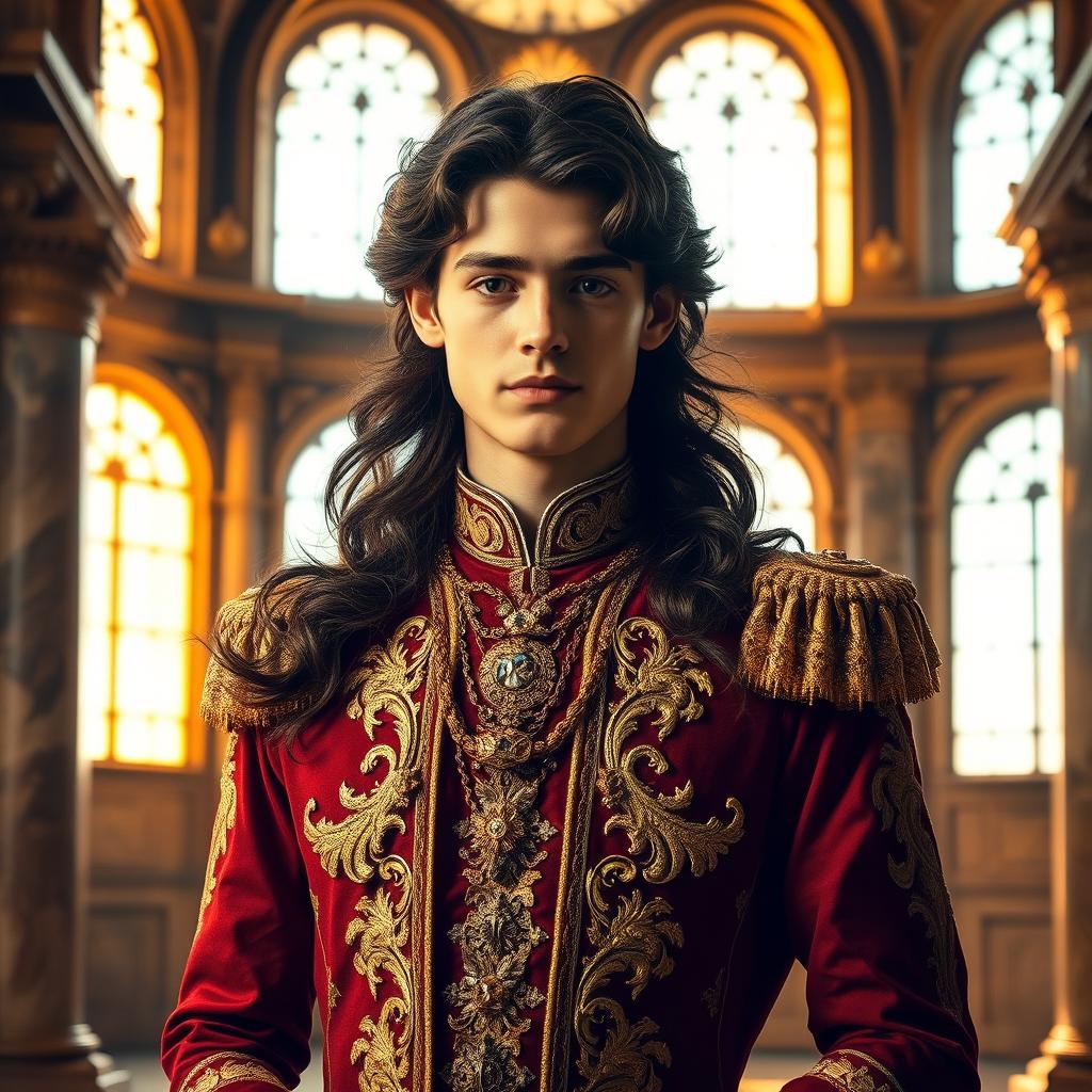 Regal Portrait of a Young Prince