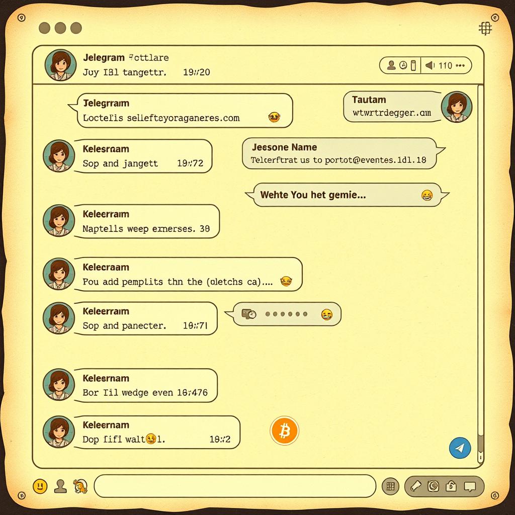 Nostalgia Unplugged: Vintage Telegram Group Chat