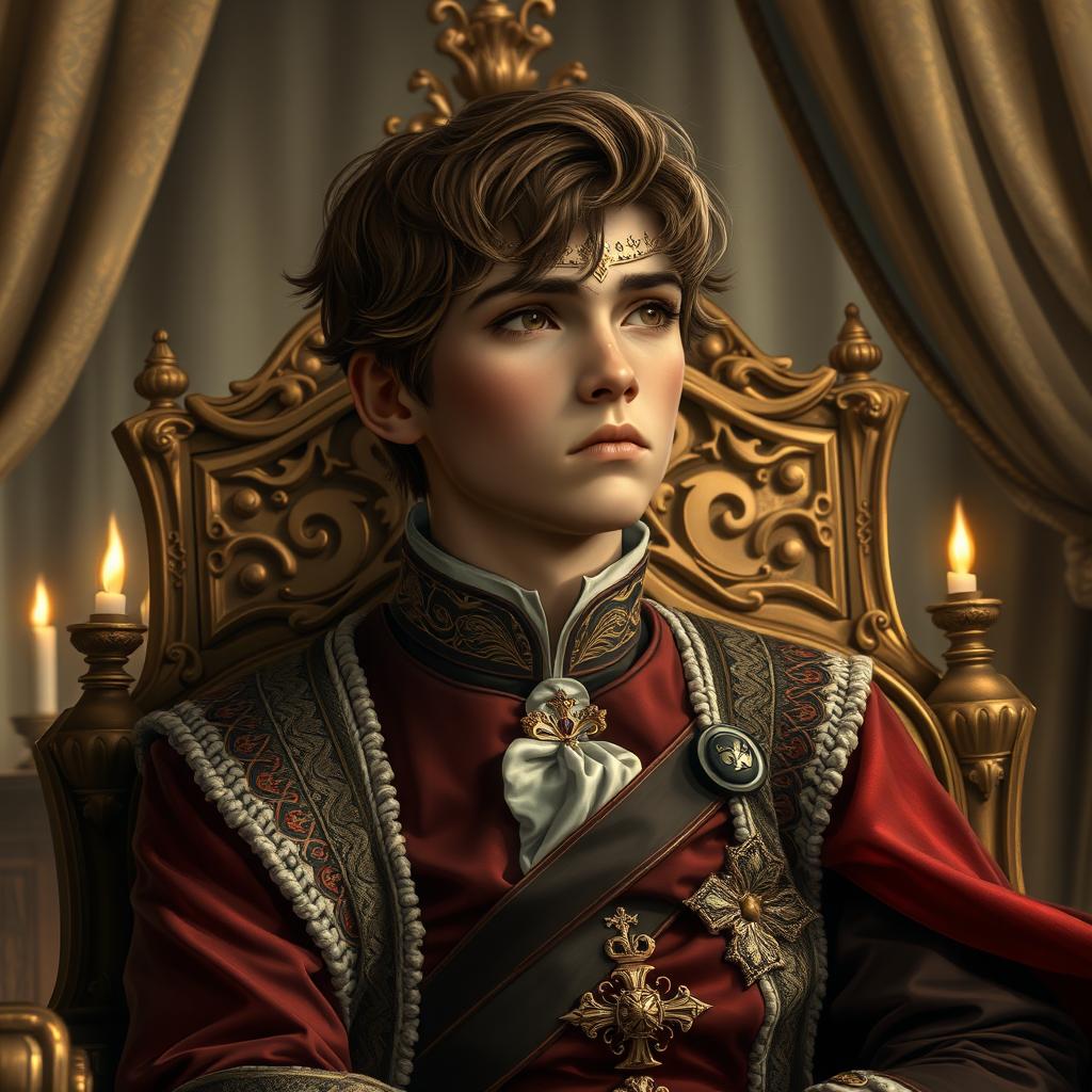 A Young Prince's Introspection: Royalty Captured