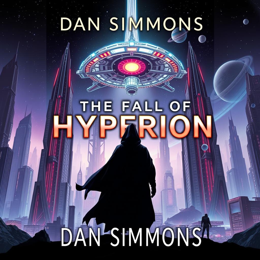 The Fall of Hyperion: Sci-Fi Book Cover Design