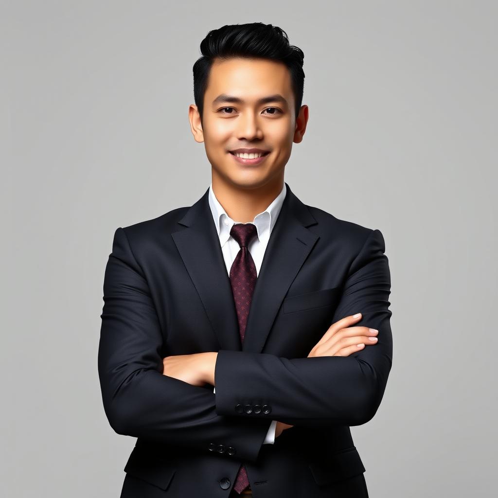 Confident Elegance: Stylish Formal Portrait