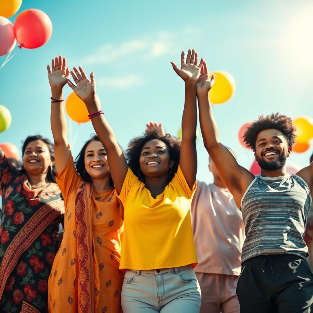 Celebrate Togetherness: A Vibrant Unity Scene