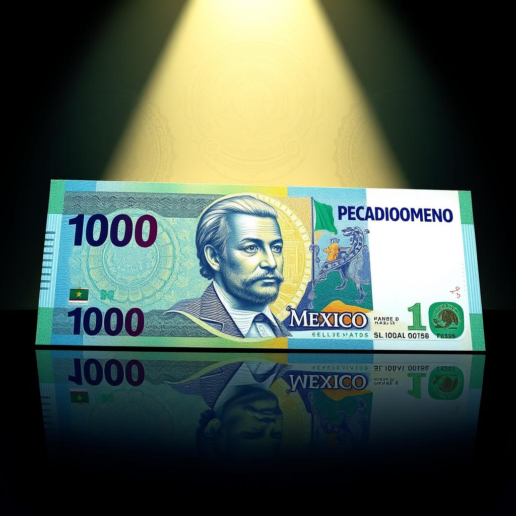 Dive into the Details: 1000 Pesos Banknote Illustration