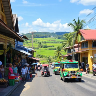 Experience the Vibrant Culture of Baliuag, Bulacan - A Lively Street Scene