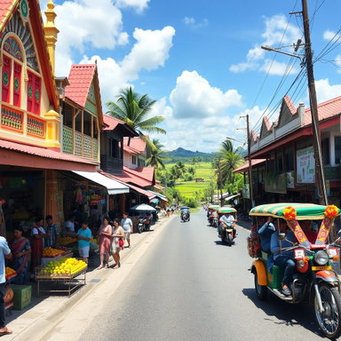 Experience the Vibrant Culture of Baliuag, Bulacan - A Lively Street Scene