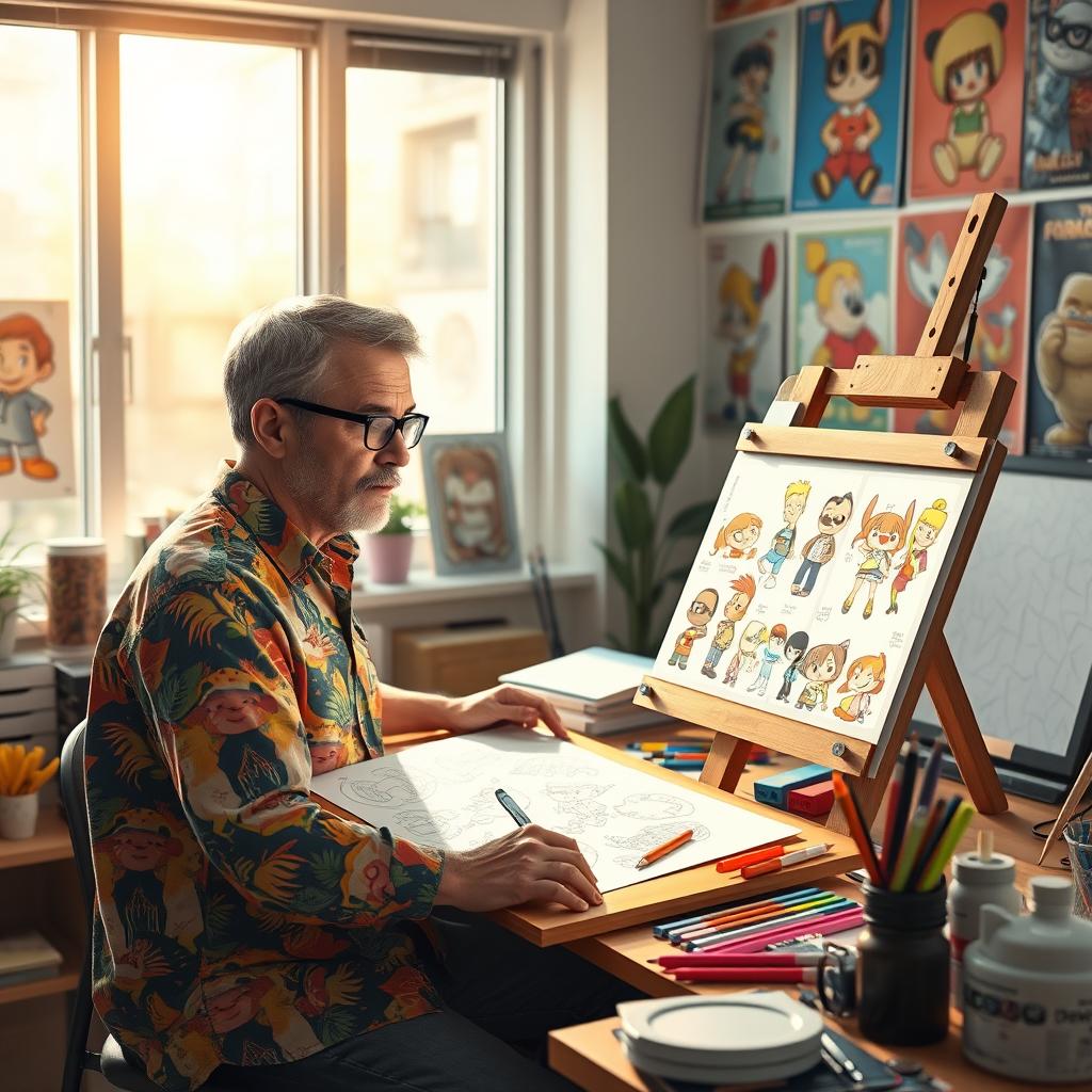 Unleash Your Creativity: Cartoon Character Designer at Work
