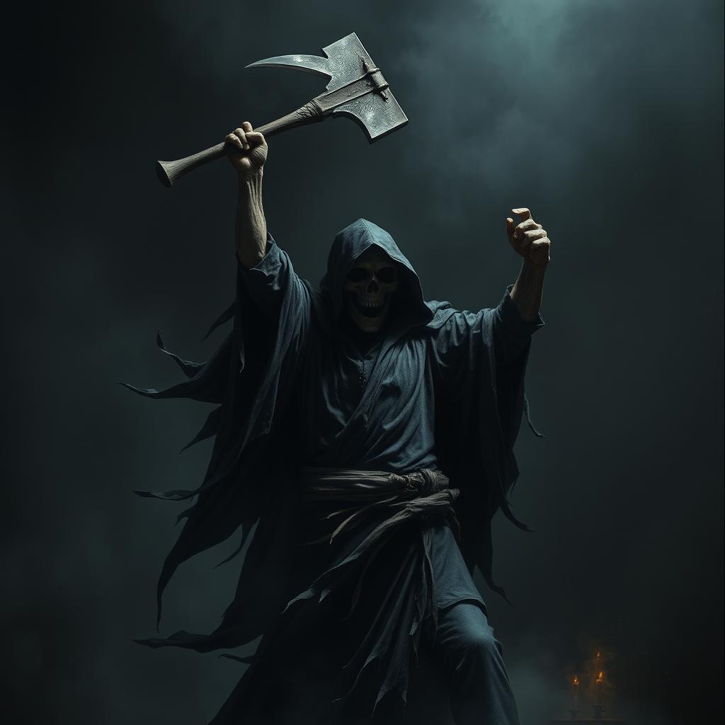 The Ominous Grim Reaper in Action