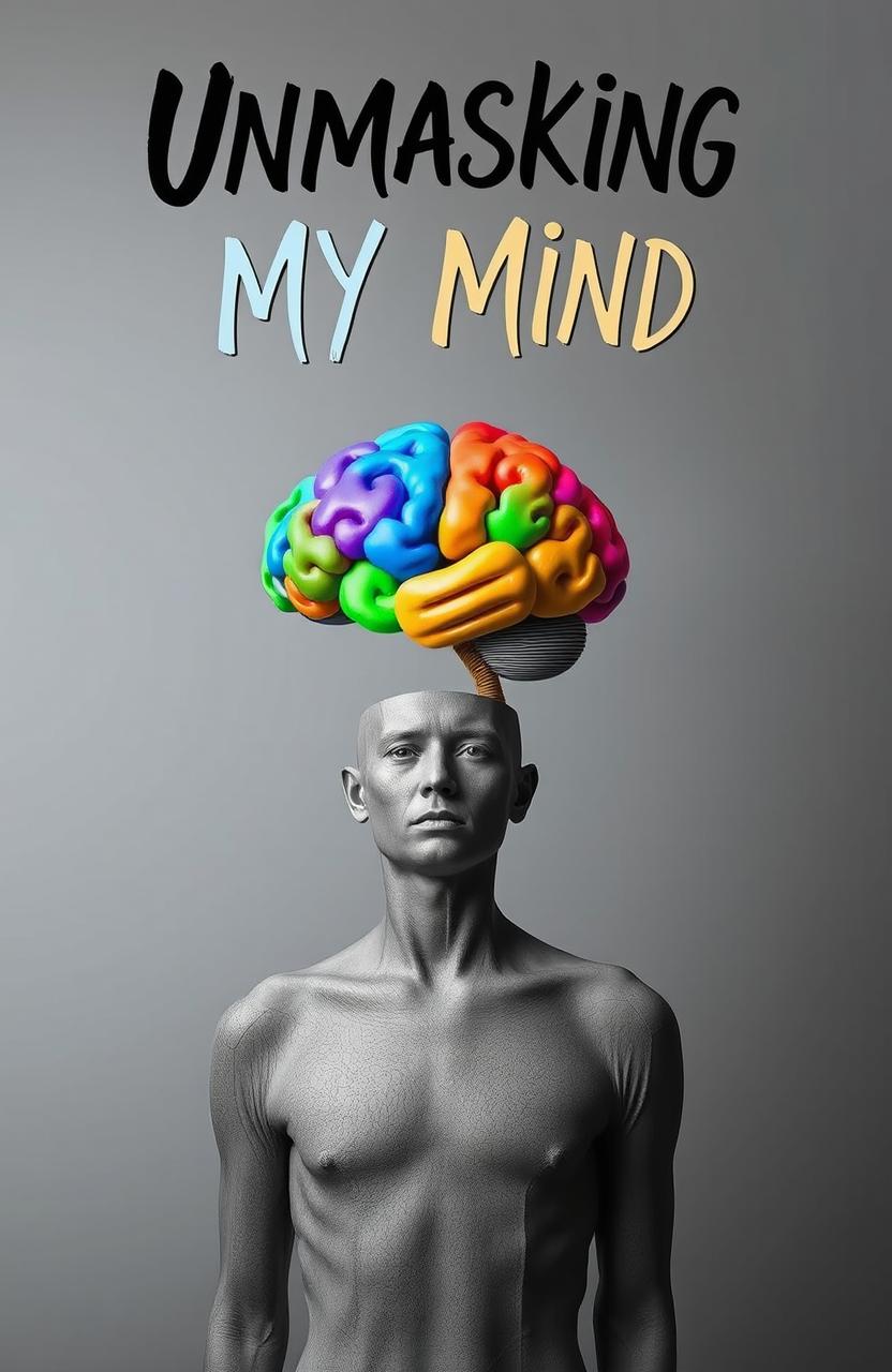 Unlock Your Mind: The Gray Man with a Colorful Brain