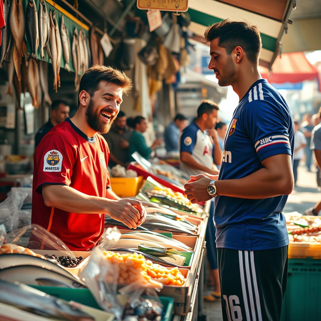 Messi & Ronaldo: A Seafood Showdown