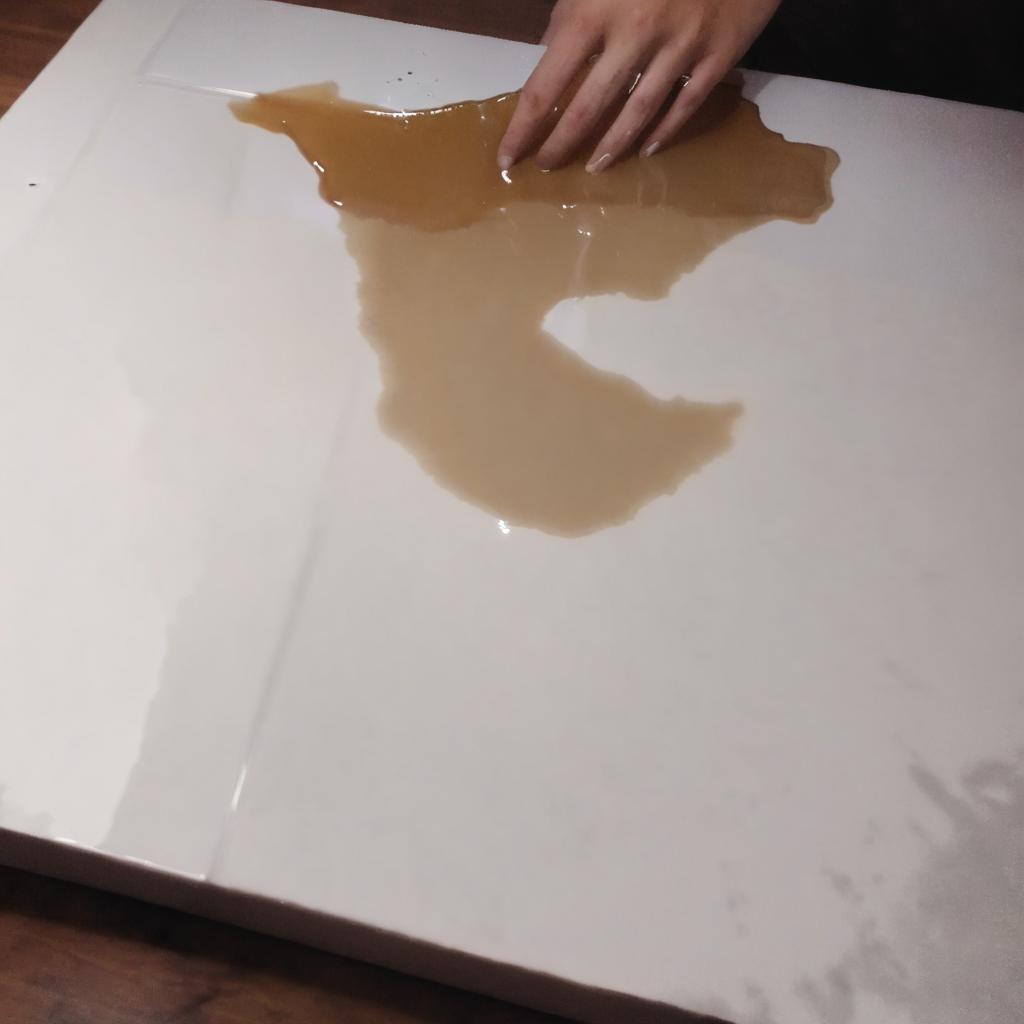 Stunning Visuals: A Modern Floor with an Irregularly Shaped Blood Pool