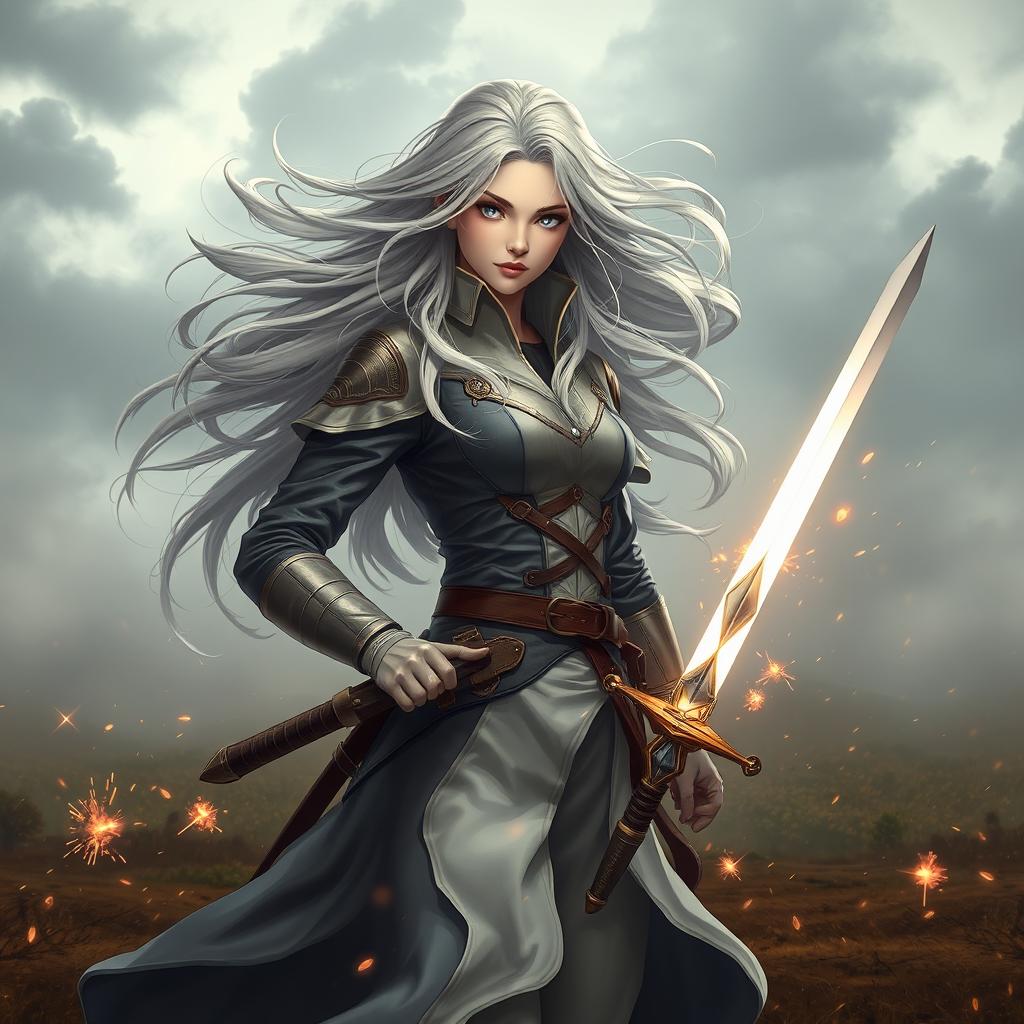 Embrace the Wind: A Silver Hair Fantasy