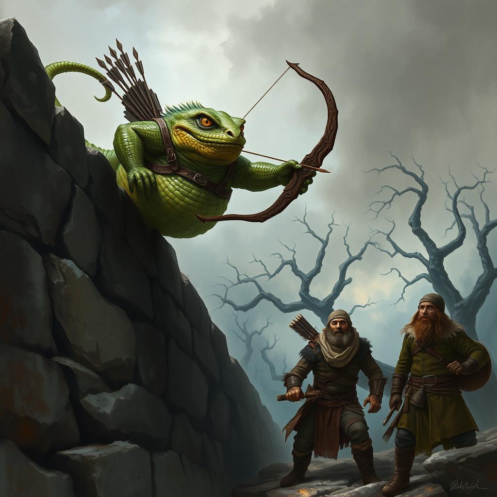 Epic Ambush: Lizardfolk Ranger in Action