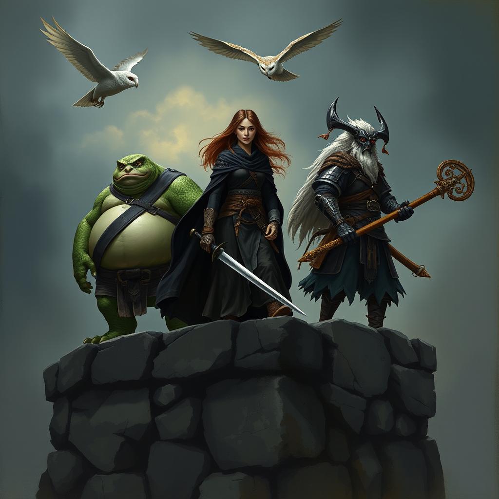 Epic Fantasy Adventure: Diverse Heroes Unite!