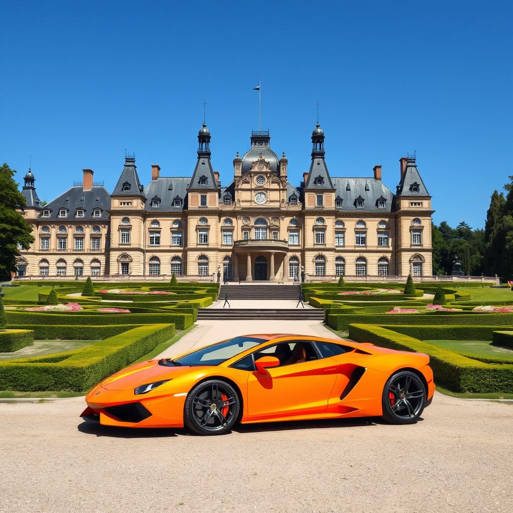 Majestic Sports Car Meets Danish Royal Elegance