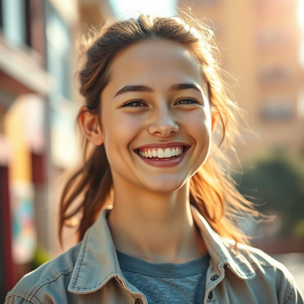 Radiant Smile: A Portrait of Joy