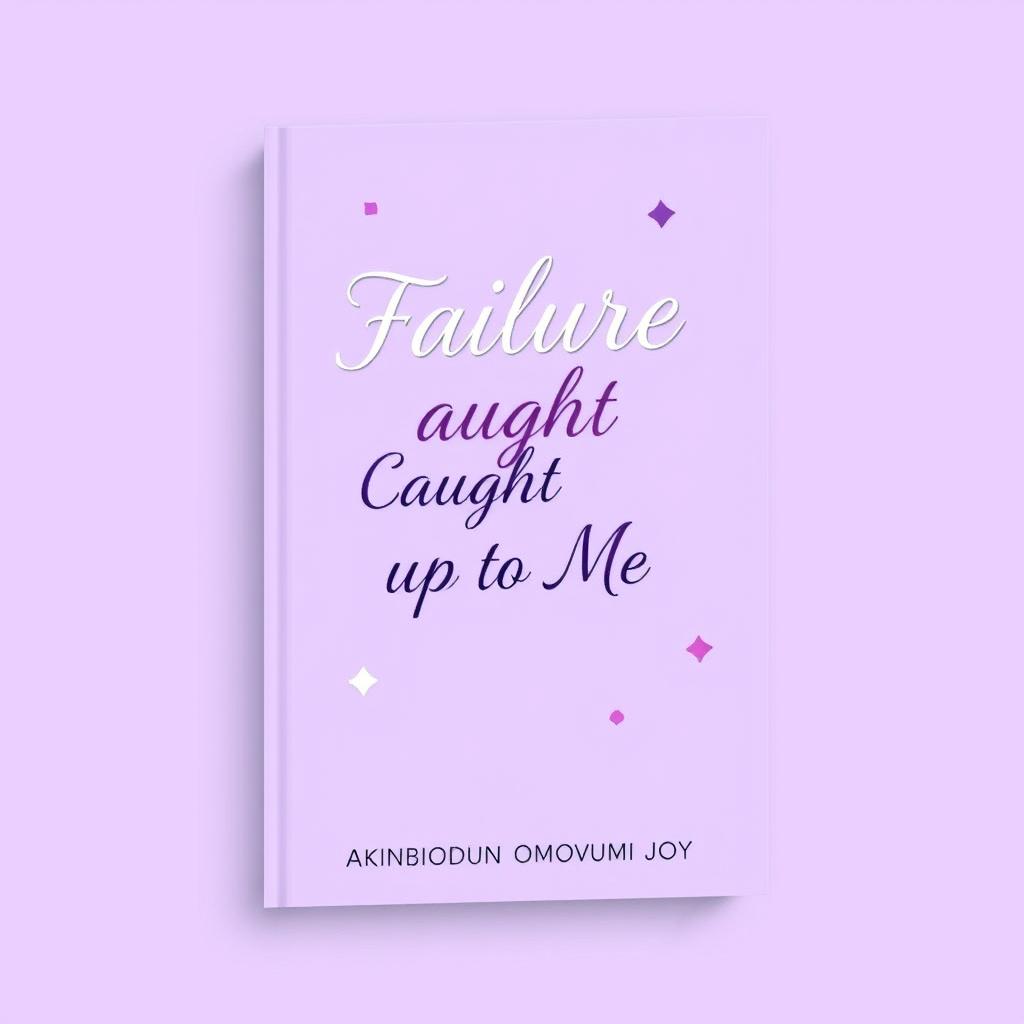 Elegant Book Cover Design for 'Failure Caught Up With Me'