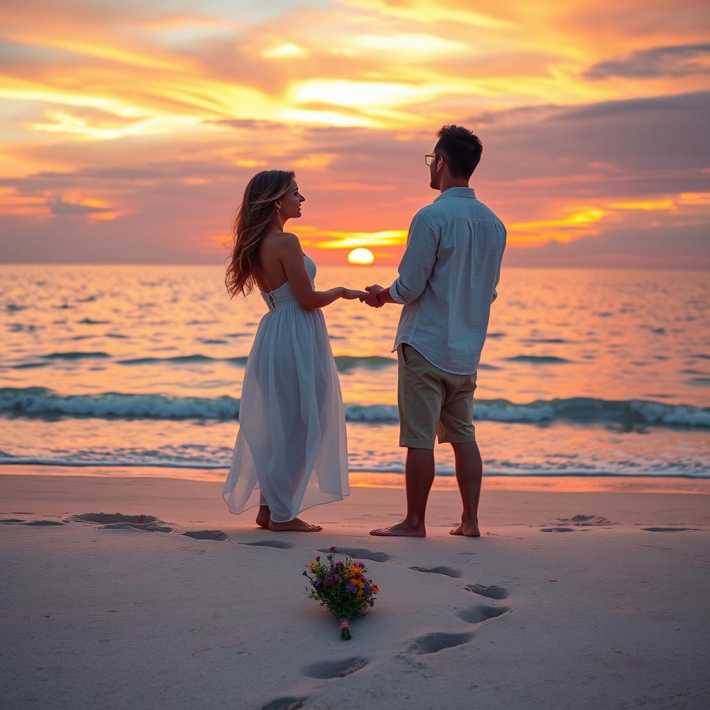 Sunset Bliss: A Romantic Beach Escape
