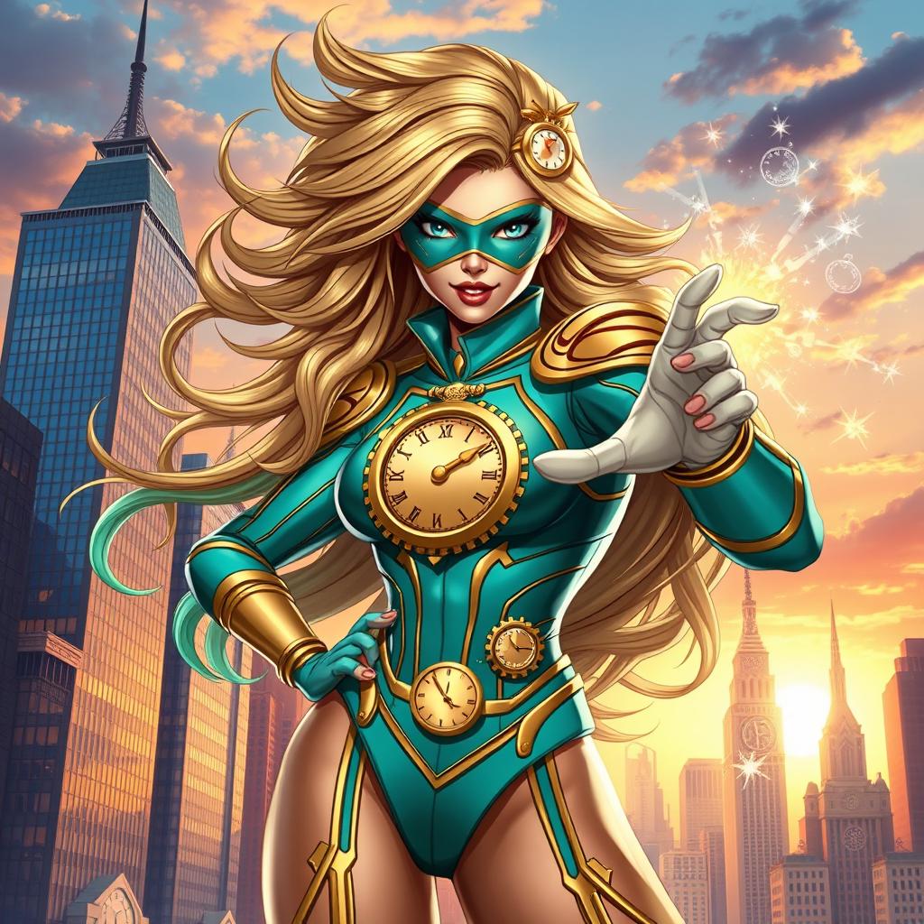 Timekeeper: The Clock-Themed Superhero Girl