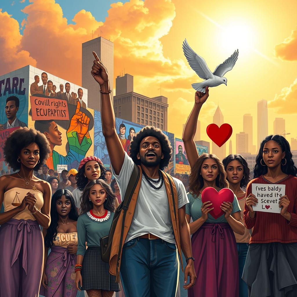 United for Change: A Visual Manifesto of Social Justice