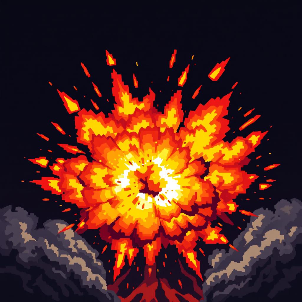 Experience the Vibrant Pixel Explosion