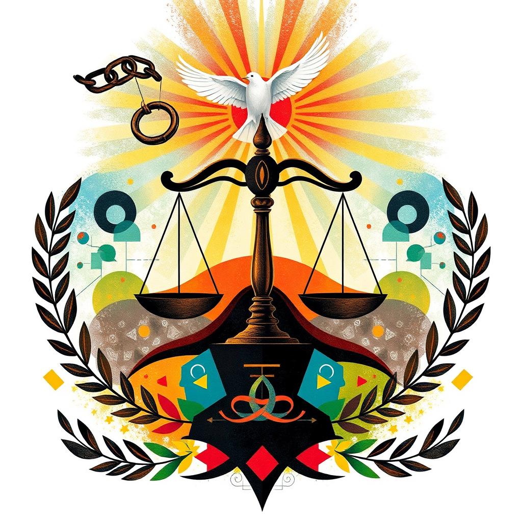 Embrace Equality: Abstract Social Justice Art