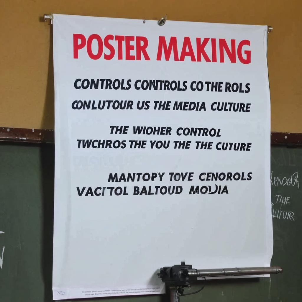 Whoever Controls the Media, Controls the Culture - Creative Poster ...