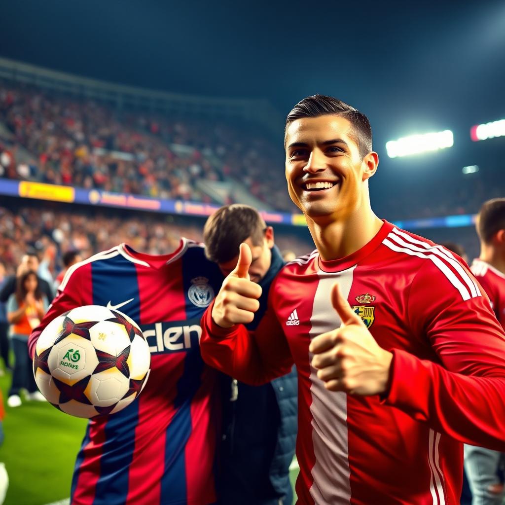 Epic Moment: Cristiano Ronaldo Meets a Fan