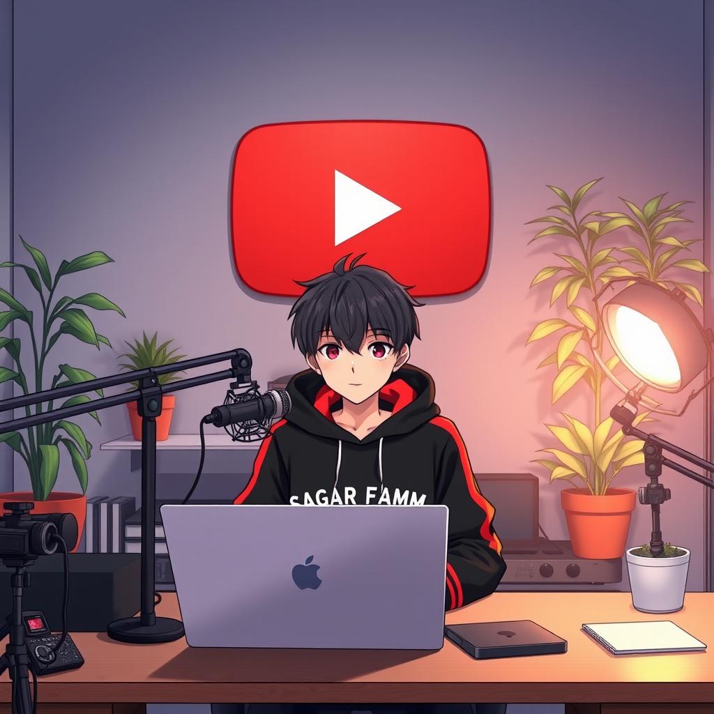 Unleash Your Creativity: Anime Boy in Action!