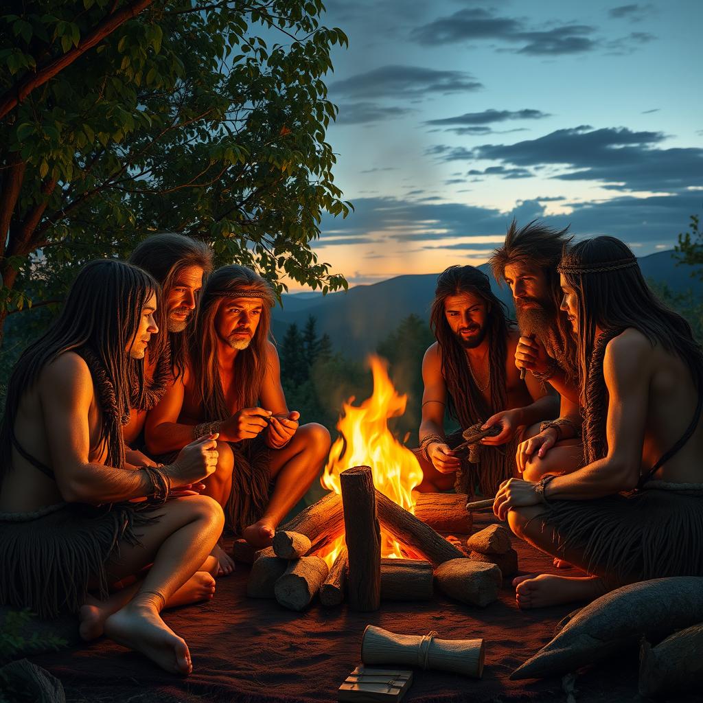 Journey Back to Prehistory: Early Humans Around the Fire