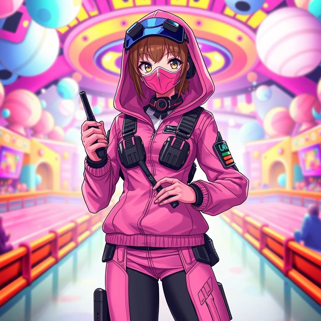 Anime-Inspired Female Guard Concept: Competitive Games Theme